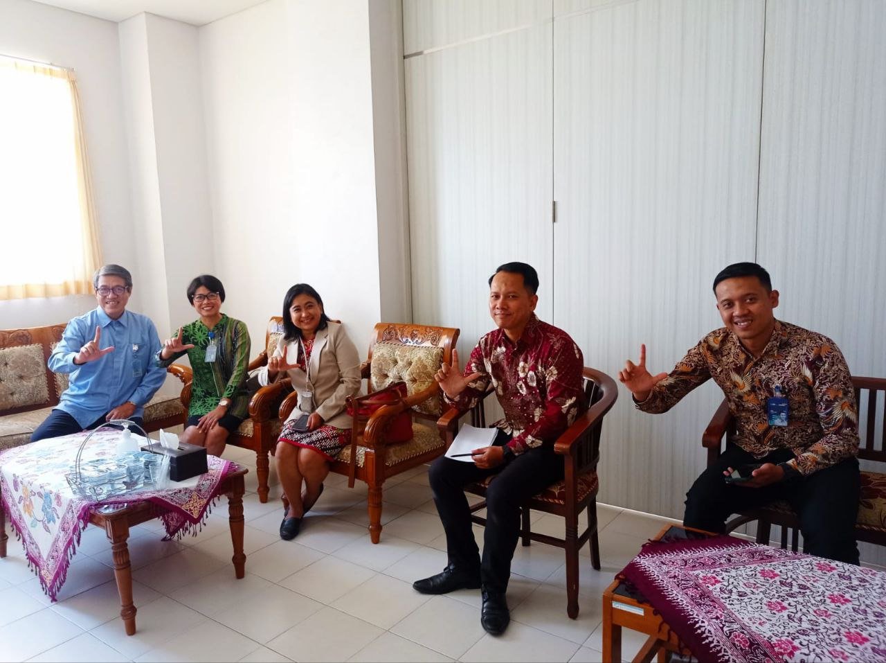 KUNJUNGAN BANK MANDIRI KCP GOMBONG DI RSU PALANG BIRU GOMBONG